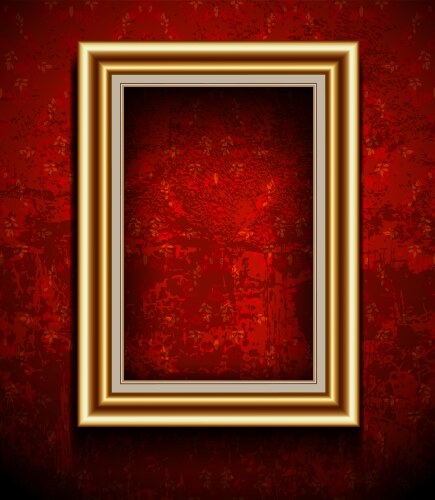 Picture frame wallpaper background Royalty Free Vector Image