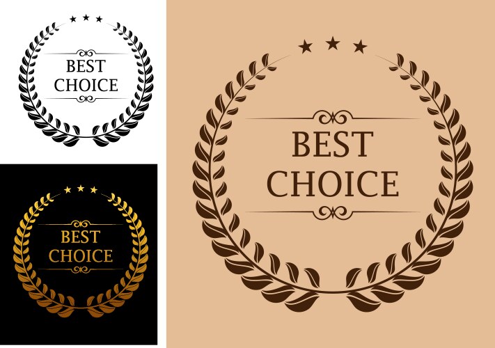 Best choice emblem Royalty Free Vector Image - VectorStock