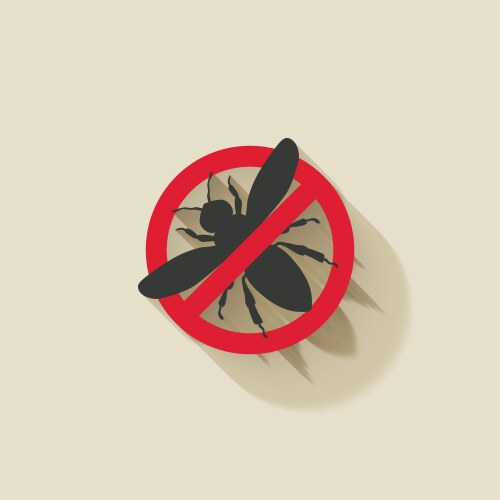 No bee or wasp sign Royalty Free Vector Image - VectorStock