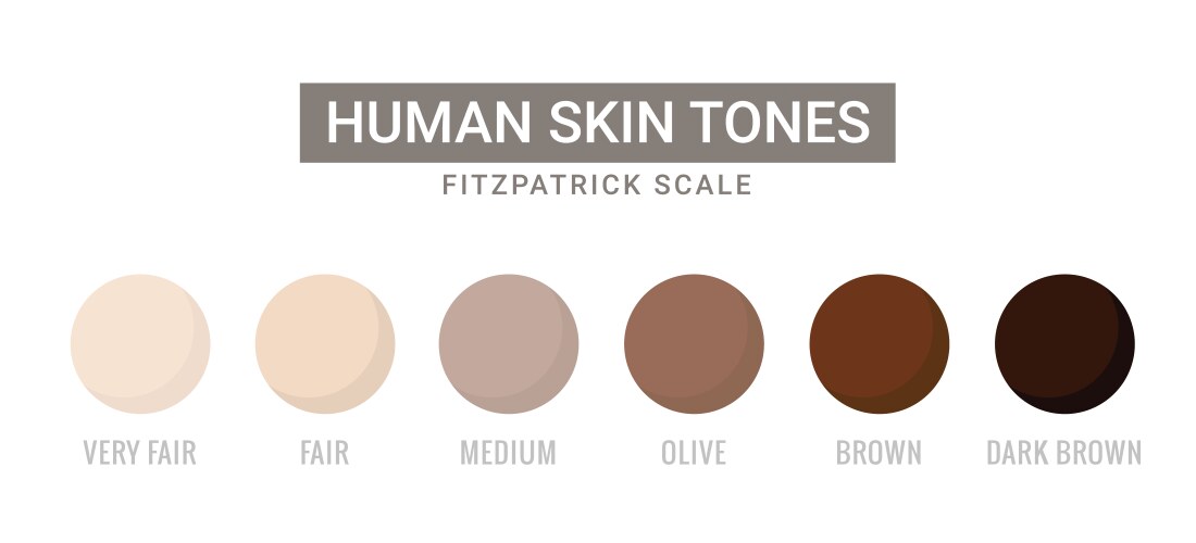 Color Palette for Dark Skin Vector Images (over 140)