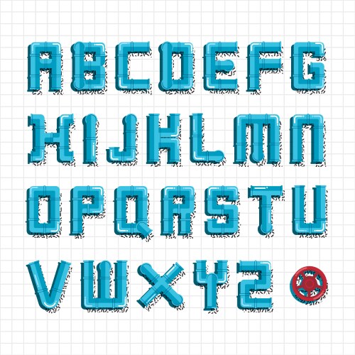 Pipe Fonts Vector Images (over 1,100)