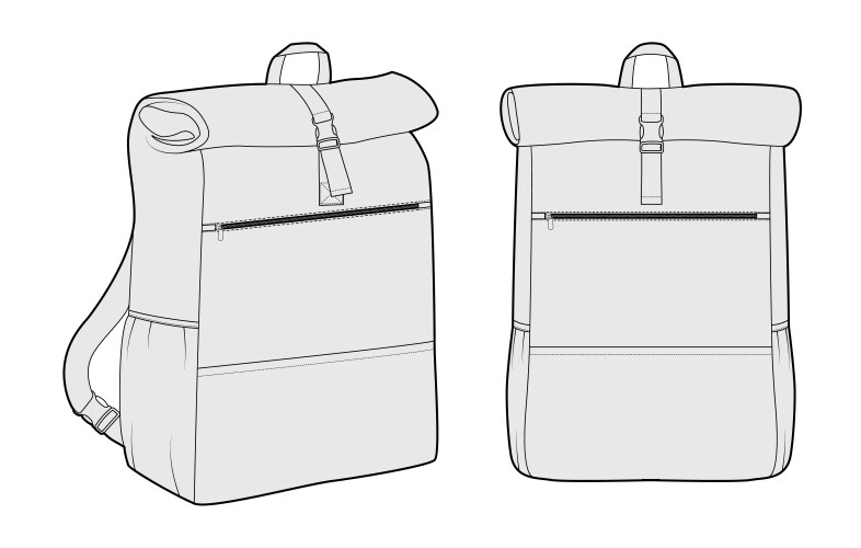 Technical Drawing Bags Vector Images (over 280)