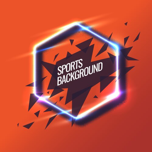 E-sports style modern futuristic glow blue Vector Image