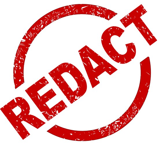 Redacted Royalty Free Vector Image - VectorStock