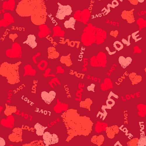 Love pattern background Royalty Free Vector Image