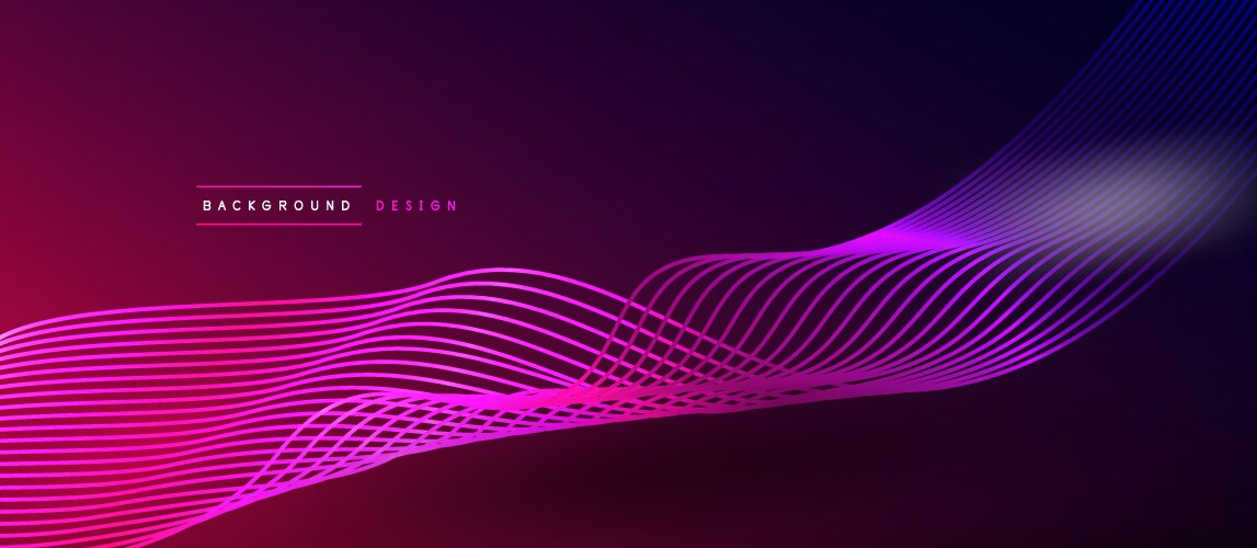 Visual effect lighting in shades of purple Vector Image