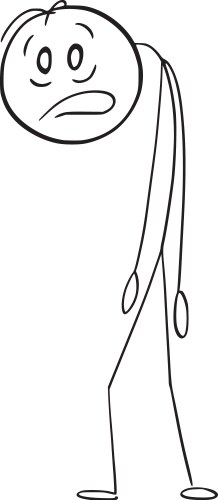 Stickman Anxiety Vector Images (68)