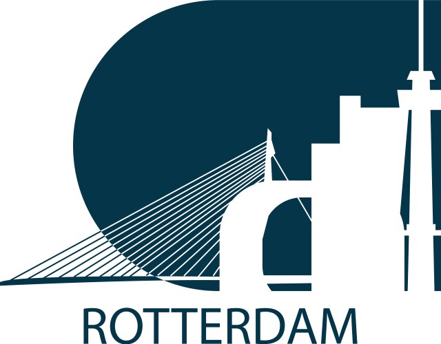 Rotterdam Skyline Silhouette Vector Images (over 130)