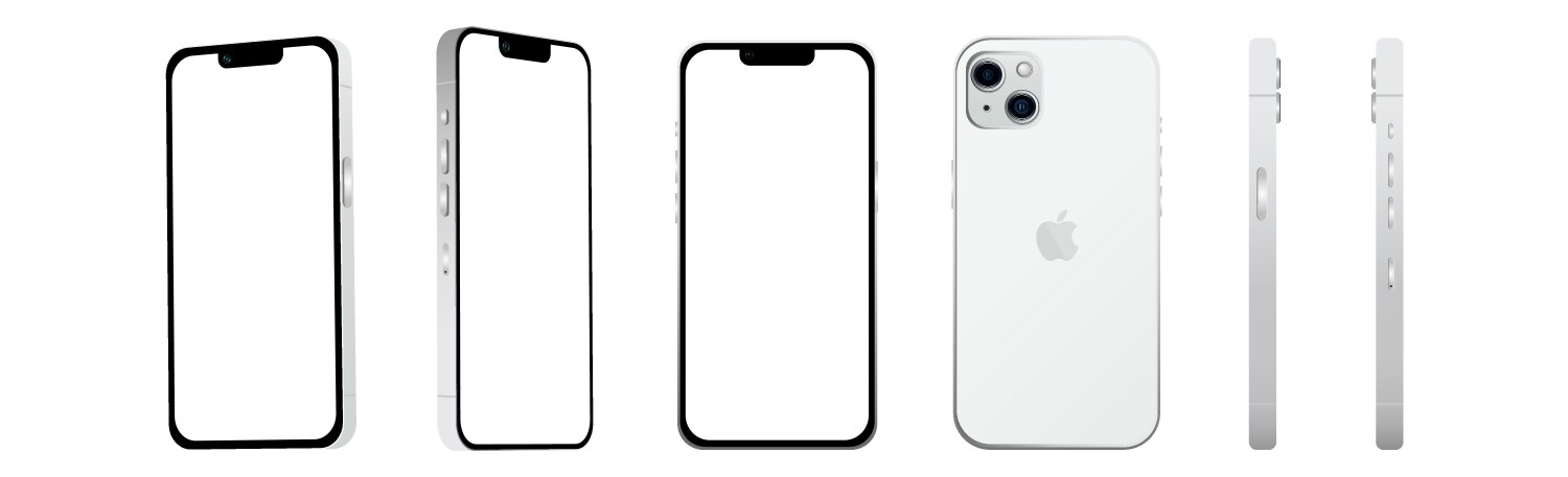 Iphone Mockup Template Vector Images (over 630)