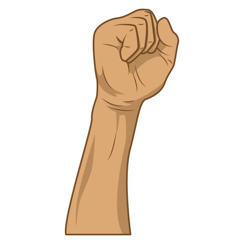 Human hands rising Royalty Free Vector Image - VectorStock