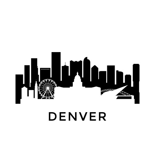 Denver Skyline Vector Images (over 240)