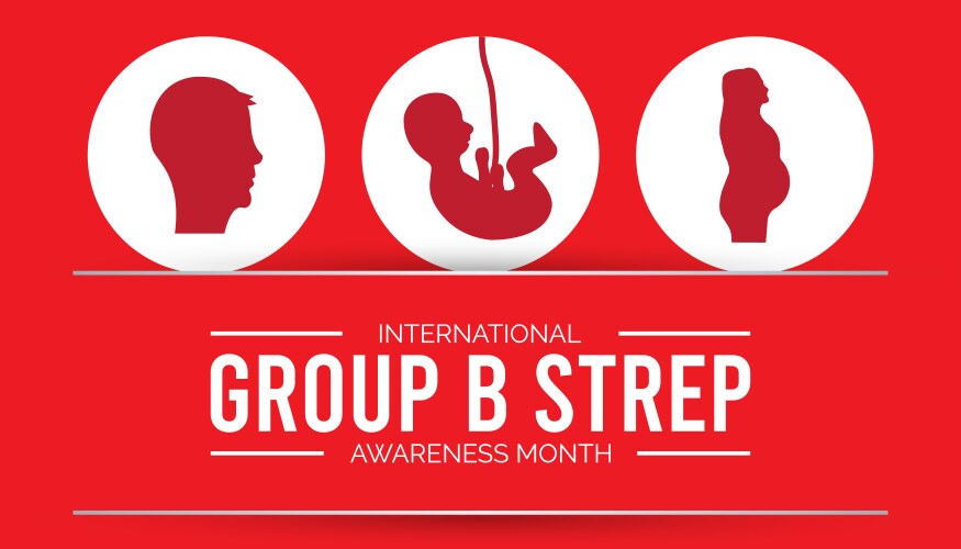 International group b strep awareness month Vector Image