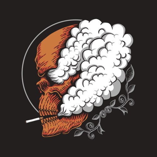 Pig smoke Royalty Free Vector Image - VectorStock