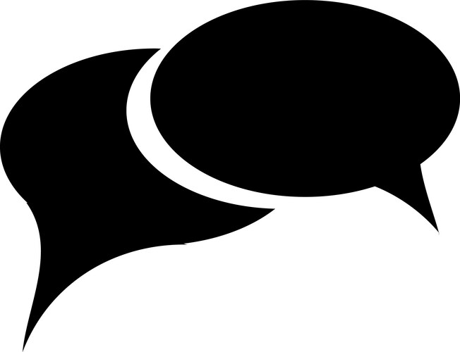 Private chat icon logo image Royalty Free Vector Image