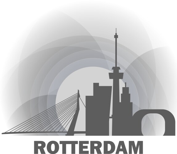 Rotterdam logo Royalty Free Vector Image - VectorStock