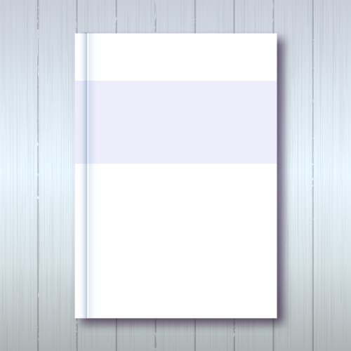 Empty blank a4 size holiday mock up poster Vector Image