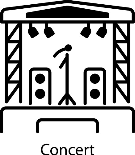 Concert tickets Royalty Free Vector Image - VectorStock