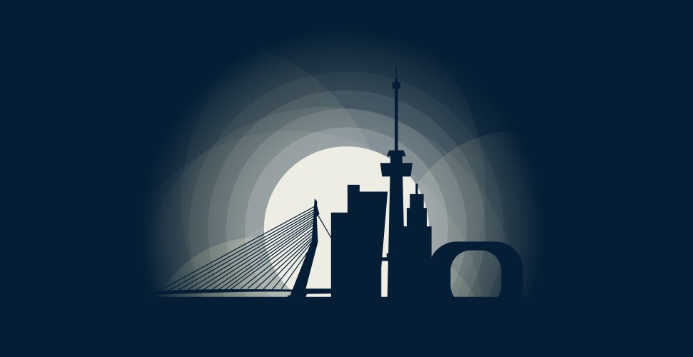 Rotterdam logo Royalty Free Vector Image - VectorStock