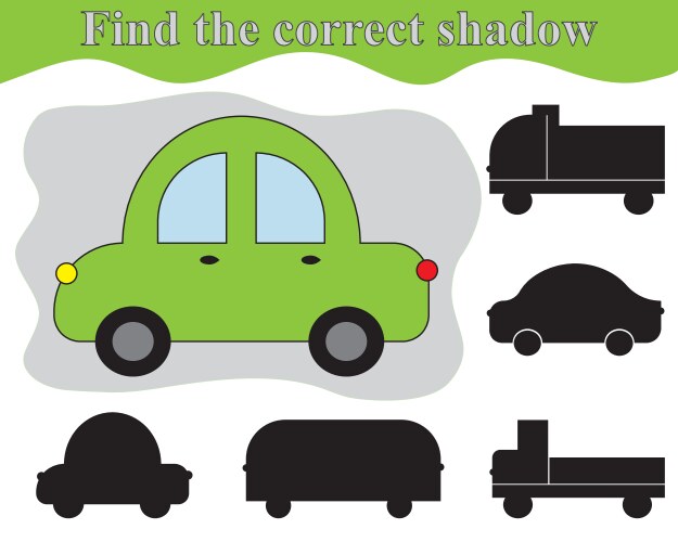 Educational Kids Shadow Vector Images (over 9,600)