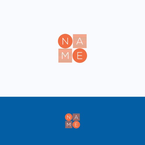 Simple calligraphy name allah logo Royalty Free Vector Image