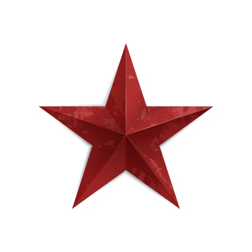 Red star Royalty Free Vector Image - VectorStock