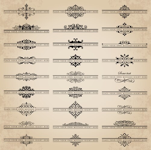 Chapter Ornaments Vector Images (over 220)
