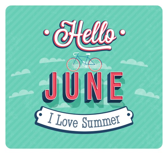 Hello June Vector Images (over 1,400)