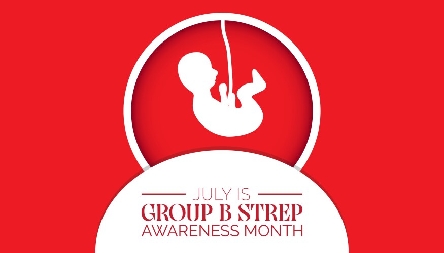 International group b strep awareness month Vector Image