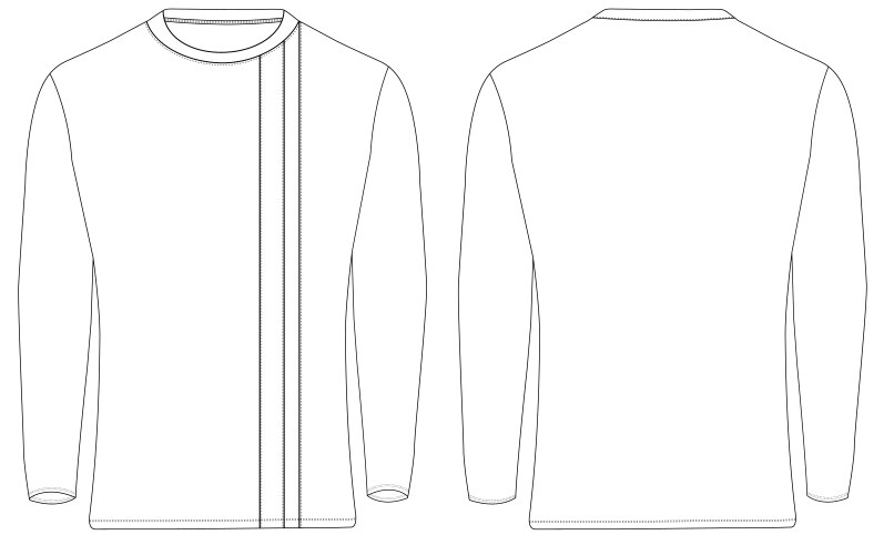 Long sleeve t shirt three-quarter sleeves raglan r