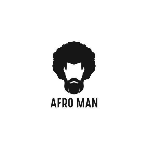 Afro man with bandana design flat Royalty Free Vector Image