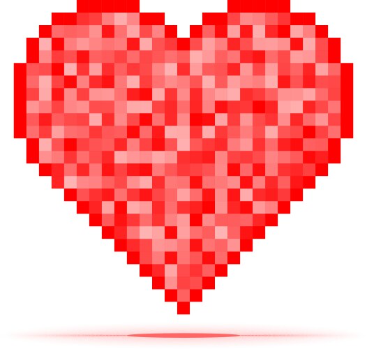 Heart halftone Royalty Free Vector Image - VectorStock