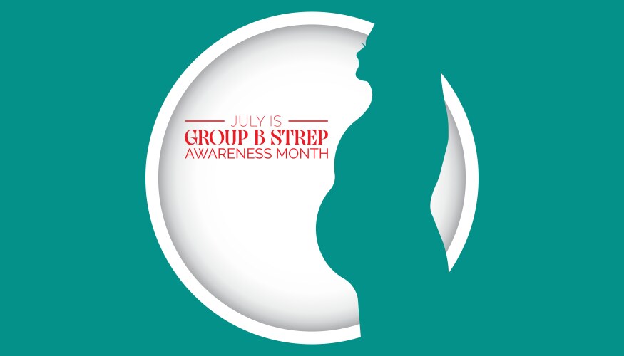 International group b strep awareness month Vector Image