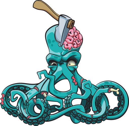 Evil Cartoon Octopus