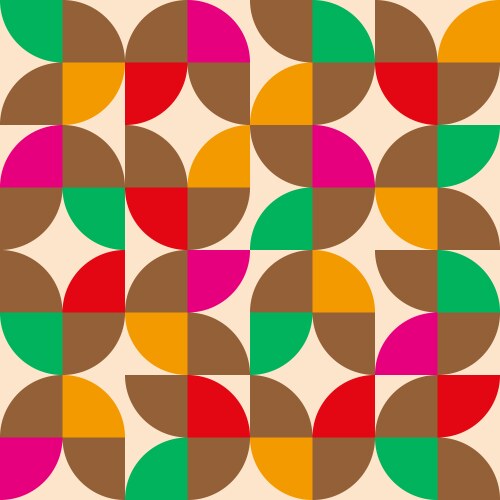 Abstract geo art pattern composition Royalty Free Vector