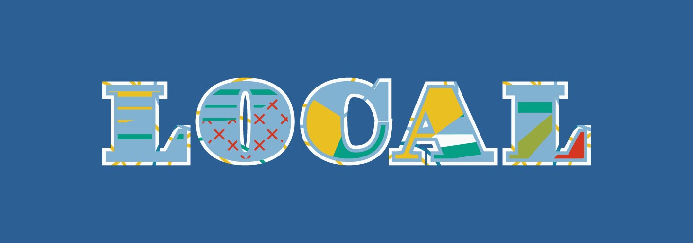 Word cloud - local area network Royalty Free Vector Image