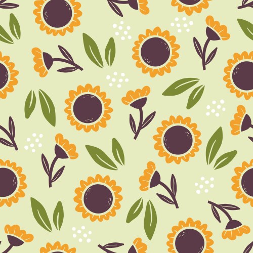 Sunflower Pattern Vector Images (over 12,000)