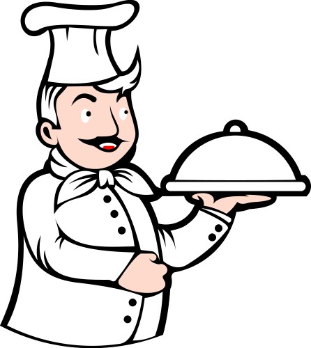 Chef logo design Royalty Free Vector Image - VectorStock