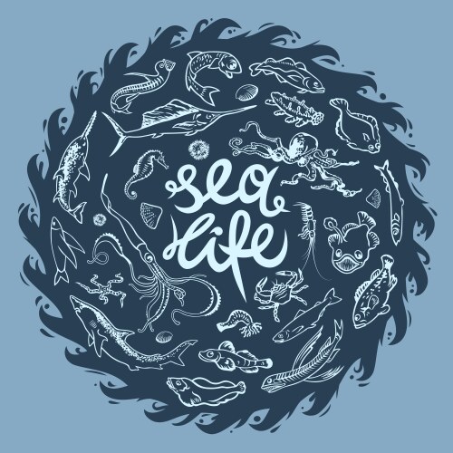 Sea Life Vector Images (over 140,000)