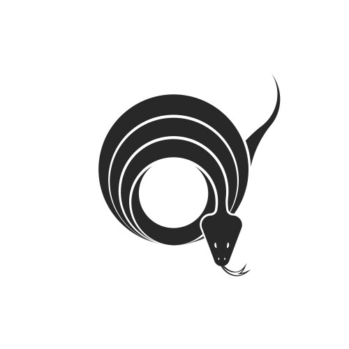 Snake Minimalist Vector Images (over 600)