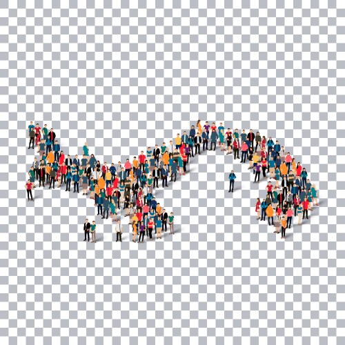 People map country macau Royalty Free Vector Image