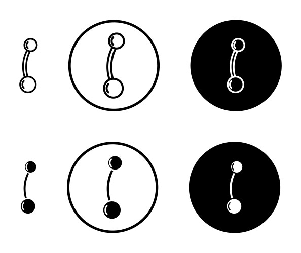 Piercing icon Royalty Free Vector Image - VectorStock