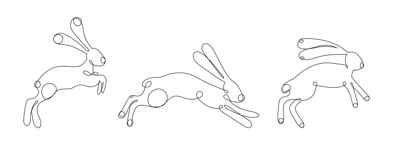 Rabbit Outline Vector Images (over 23,000)