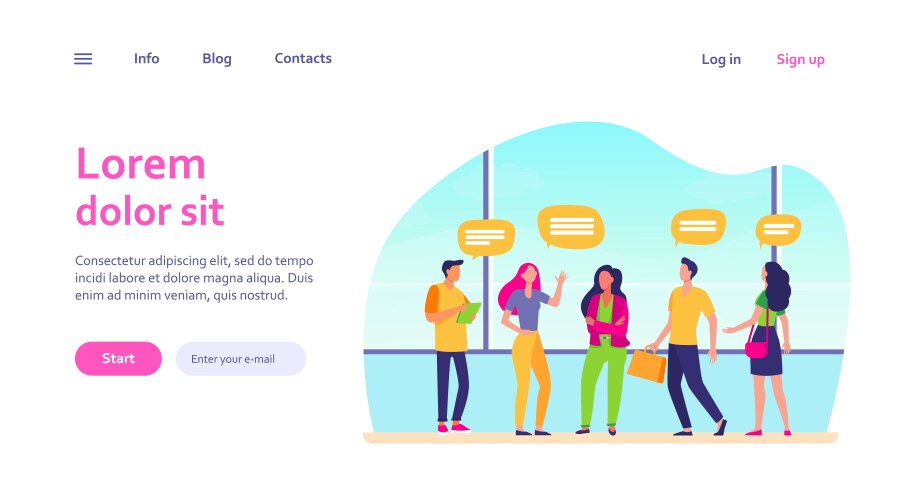 Group multi ethnic men holding empty board Vector Image