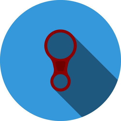 Alpinist descender icon Royalty Free Vector Image