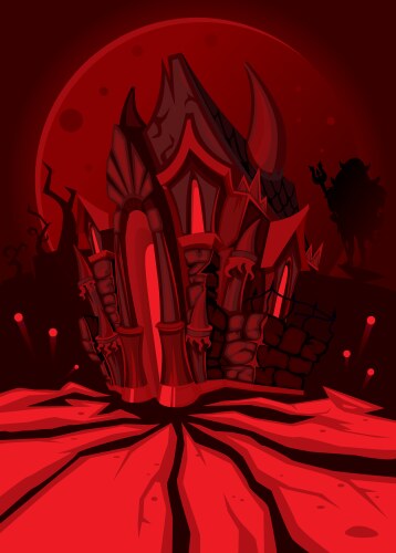 Hell flat banner Royalty Free Vector Image - VectorStock