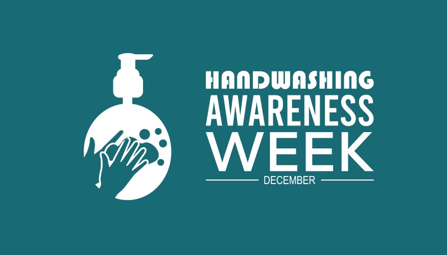 National handwashing awareness week Royalty Free Vector