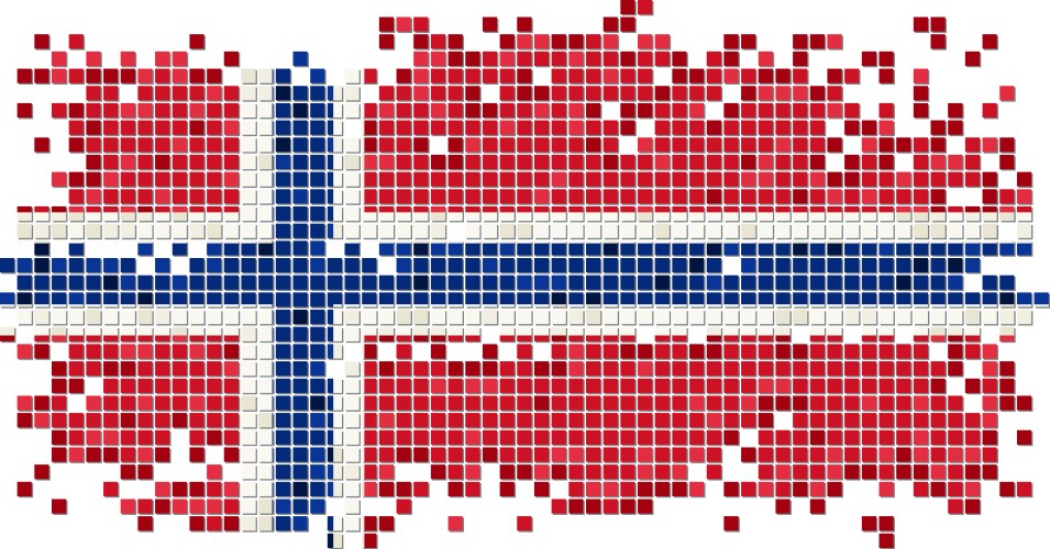 Angolan grunge tile flag Royalty Free Vector Image