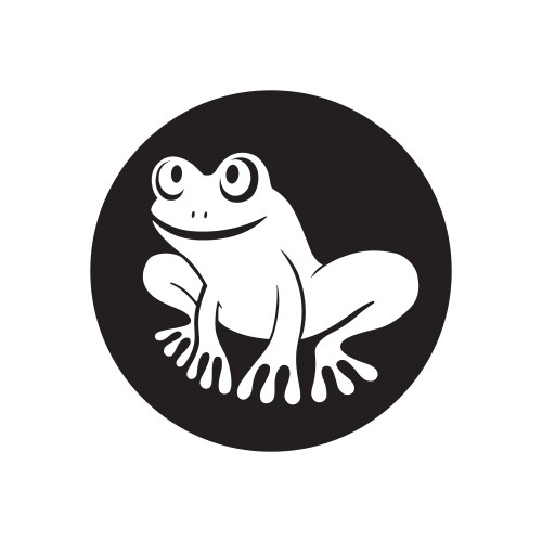 Frog Black and White Vector Images (over 10,000)