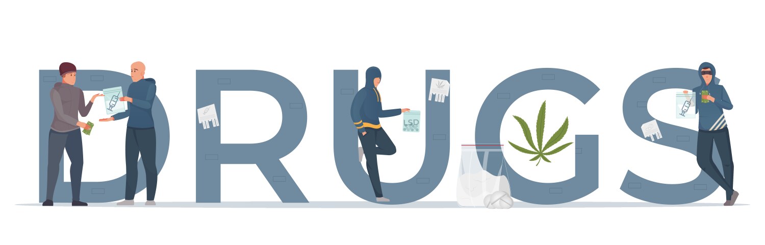 Drugs infographics set Royalty Free Vector Image