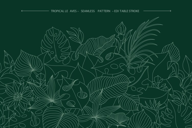 Tropical Pattern Green Vector Images (over 78,000)